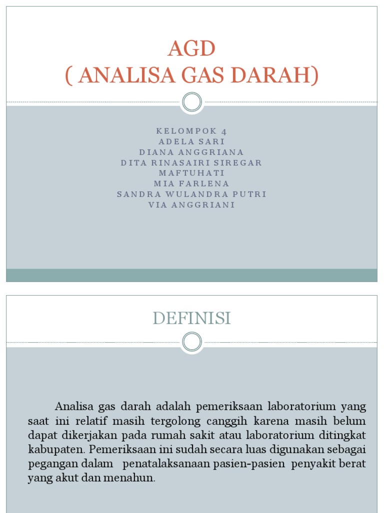 Panduan Lengkap Analisa Gas Darah | PDF