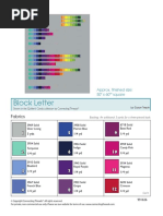 Friendship Braid Table Runner Pattern | PDF | Patchwork | Seam (Sewing)