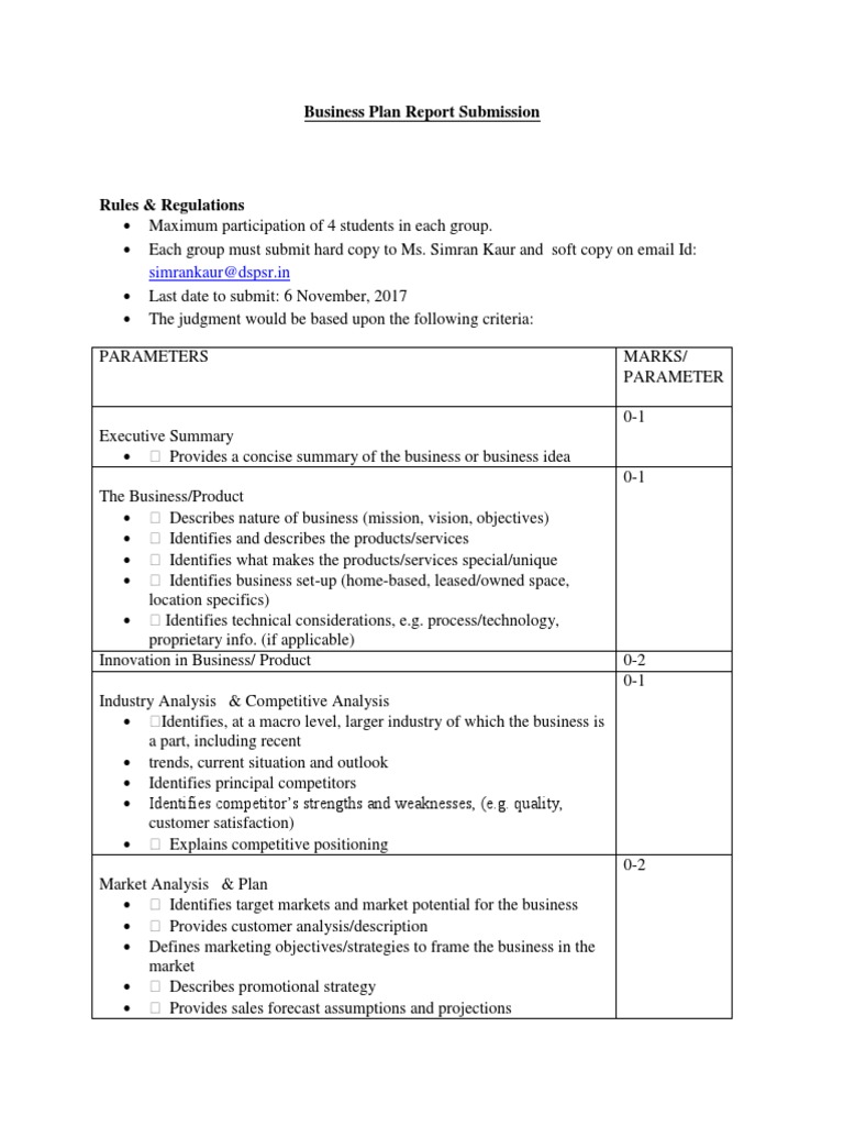 Business Plan Report | PDF | Market Analysis | Competence (Human Resources)
