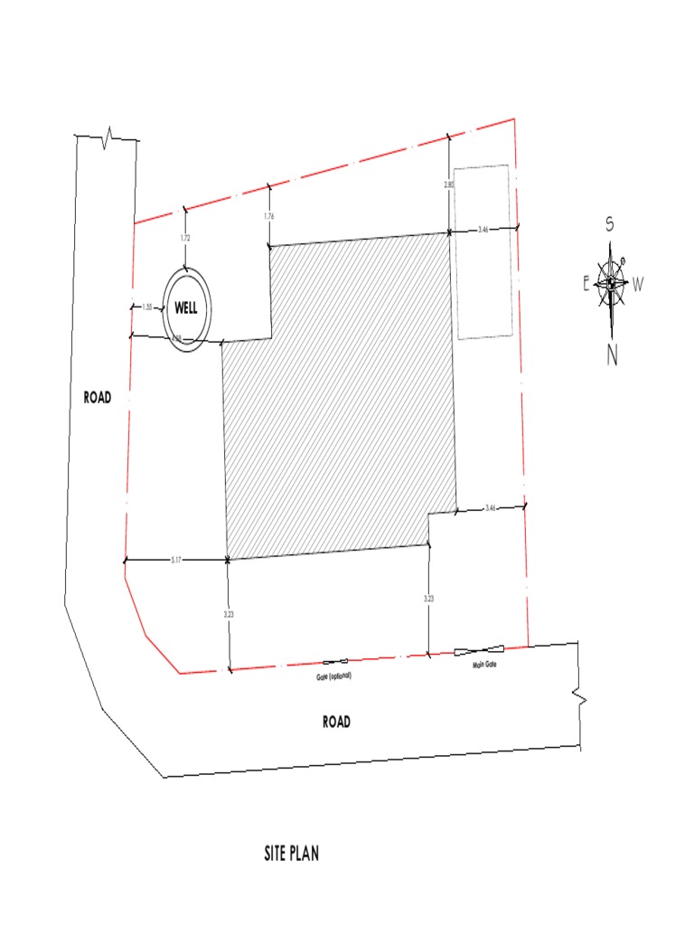 Site Plan: Gate (Optional) Main Gate | PDF