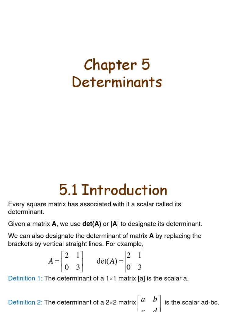 Determinant | PDF | Determinant | Matrix (Mathematics)