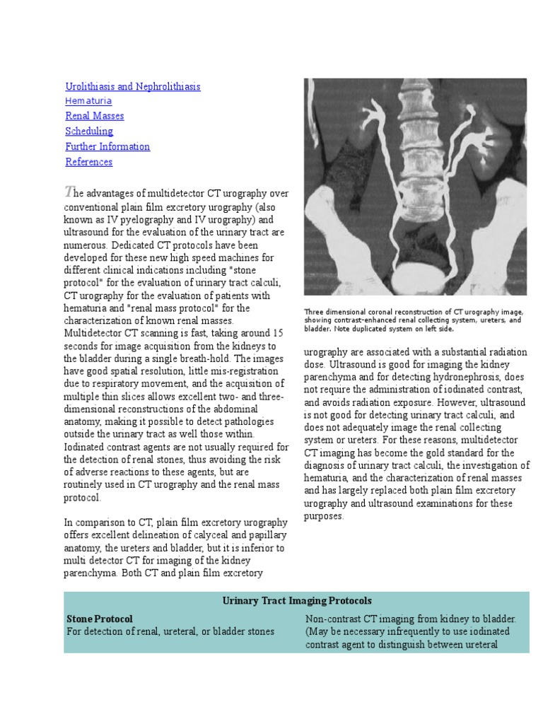 Urolithiasis and Nephrolithiasis | Ct Scan | Medical Imaging
