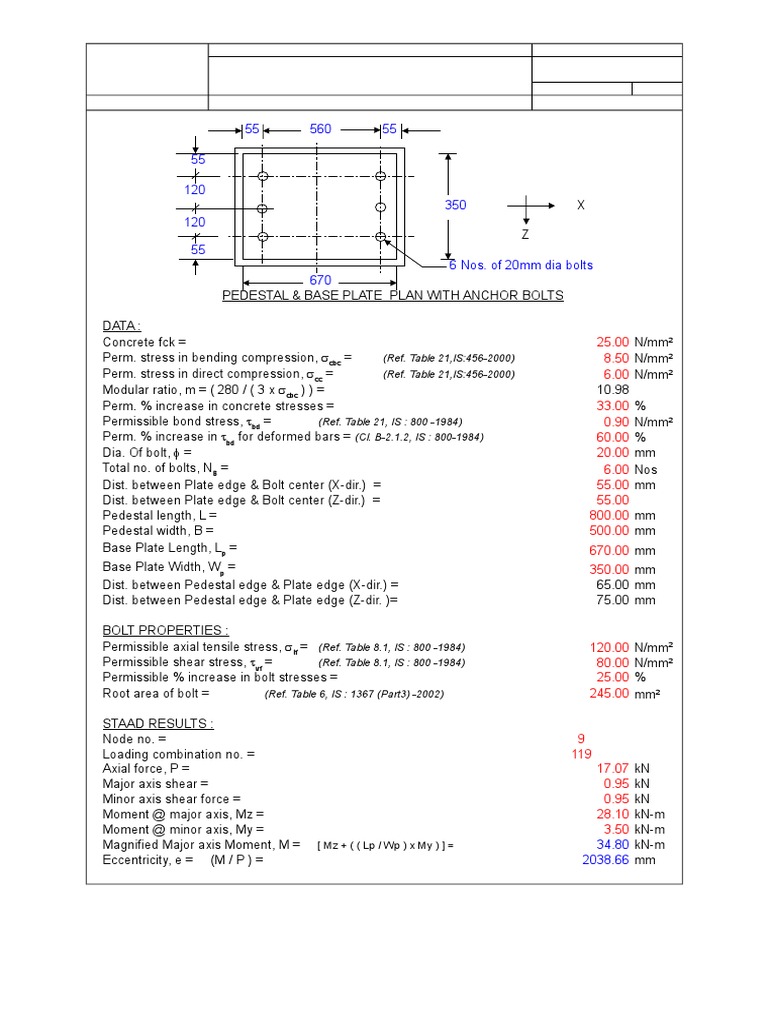 Bolt Design (Blodget) | PDF | Stress (Mechanics) | Beam (Structure)