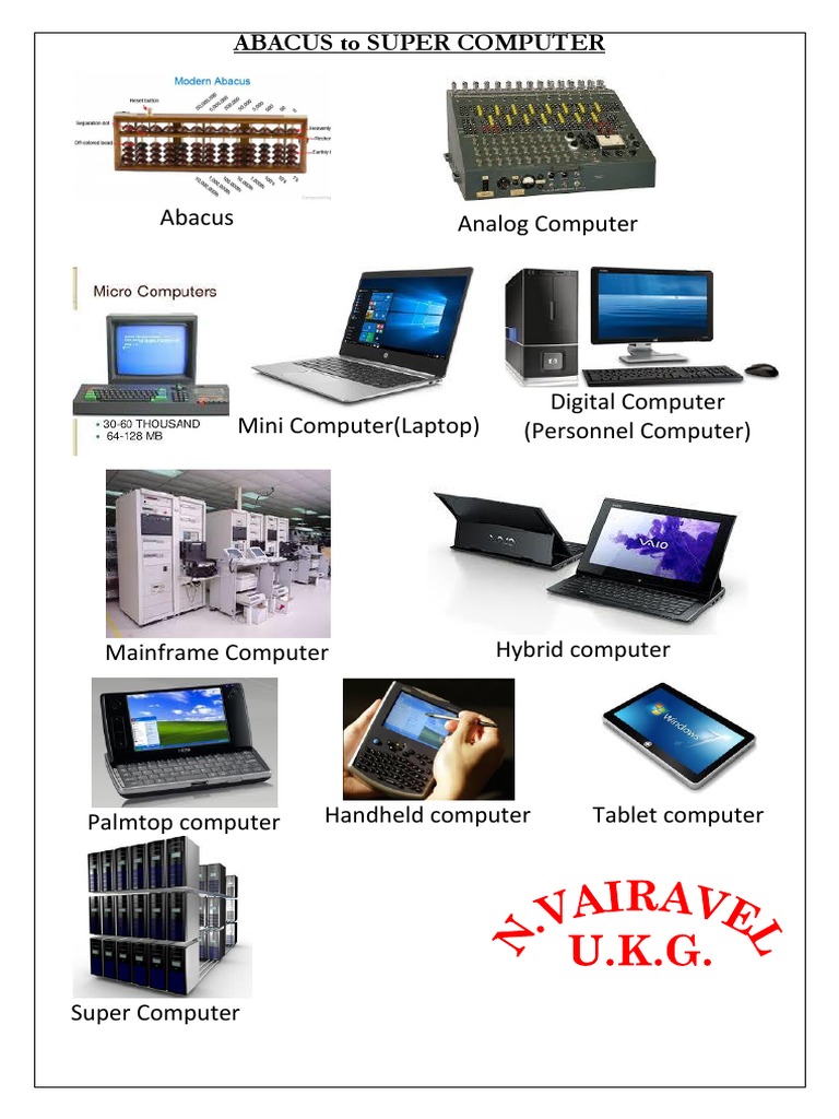 The Evolution of Computing: From Abacus to Super Computer | PDF