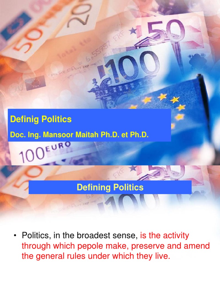 Defining Politics: Concepts and Etymology | PDF | Power (Social And ...