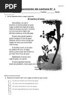 Fábula: El Zorro y la Cigüeña | PDF | Fábula