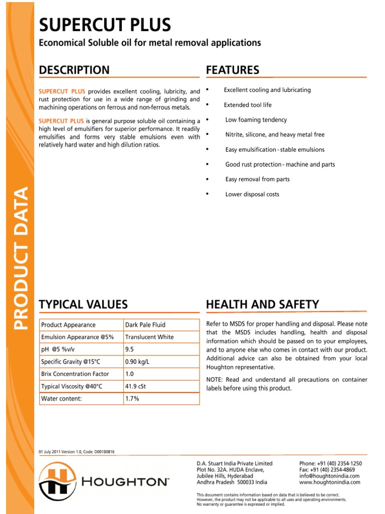 Supercut Plus Pds - Houghton | PDF