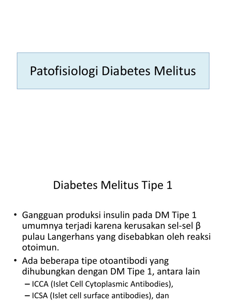 Patofisiologi Diabetes Melitus Pdf