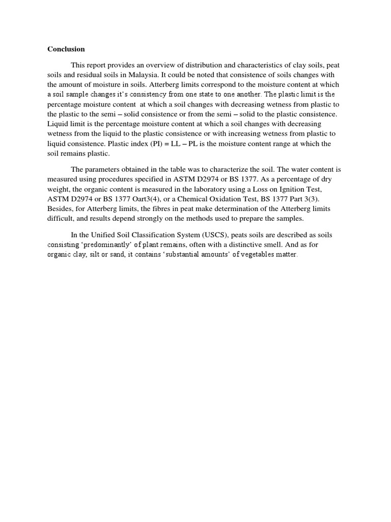 Conclusion N Reference | PDF | Solid Mechanics | Physical Geography