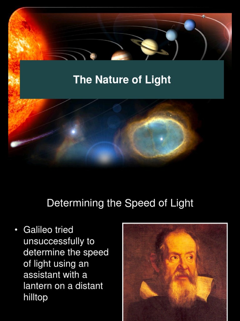 The Nature of Light | PDF | Electromagnetic Radiation | Photon