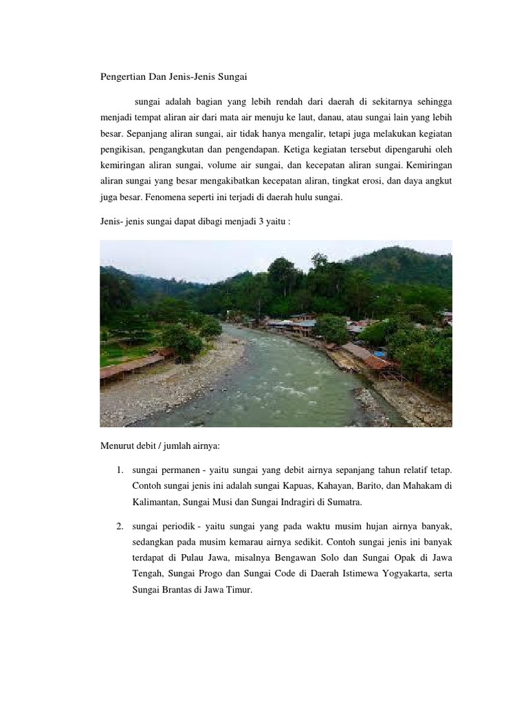 Tugas Rekayasa Sungai | PDF