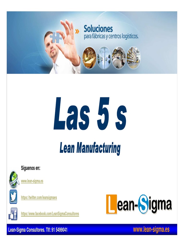 Las 5 S Lean Manufacturing | PDF | Lean Manufacturing | Science