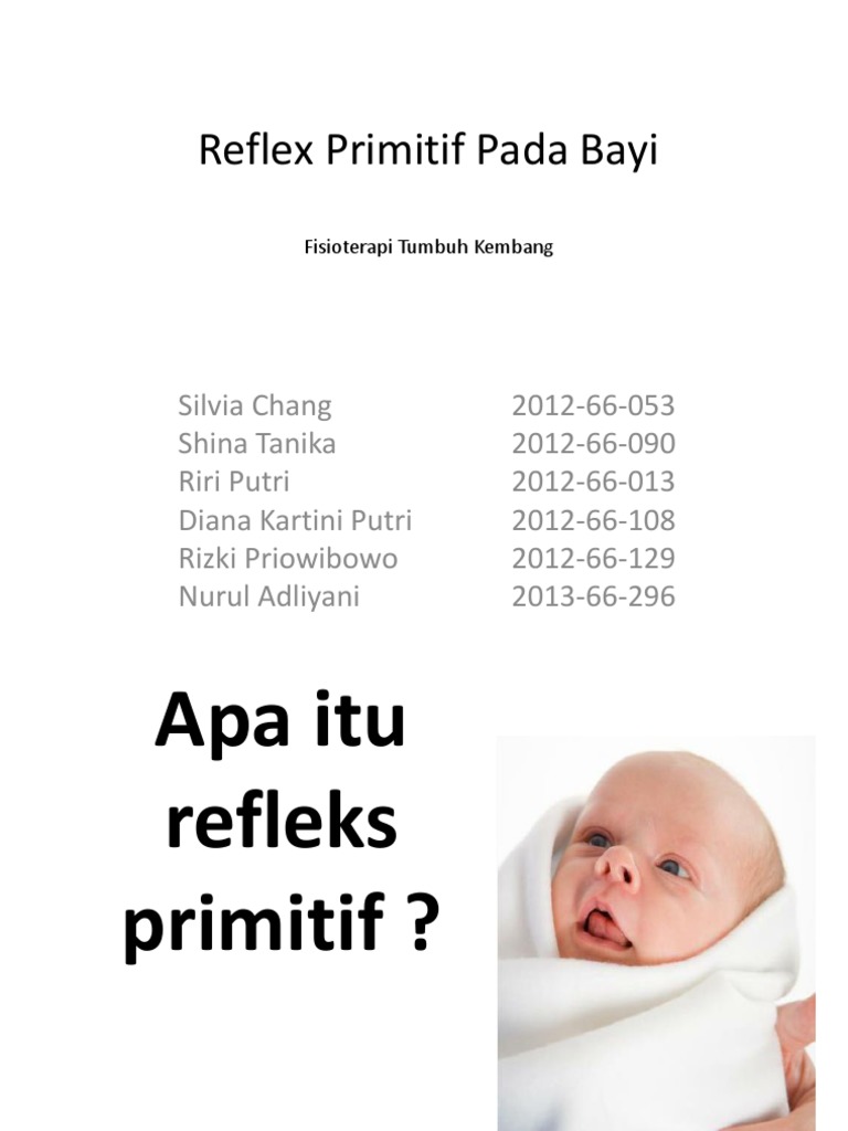 5 Reflex Primitif Pada Bayi | PDF