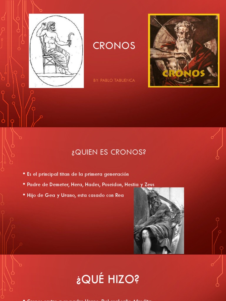 Cronos | PDF | Mitología | Literatura griega antigua