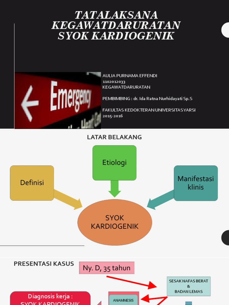Tatalaksana Pada Pasien Syok Kardiogenik | PDF