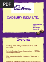 Cadbury: A British Confectionery Legacy | PDF | Mondelez International ...