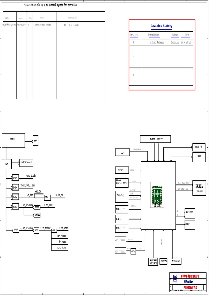 P130-628VX V6.0 - Circuit Diagram | PDF | Computing And Information ...