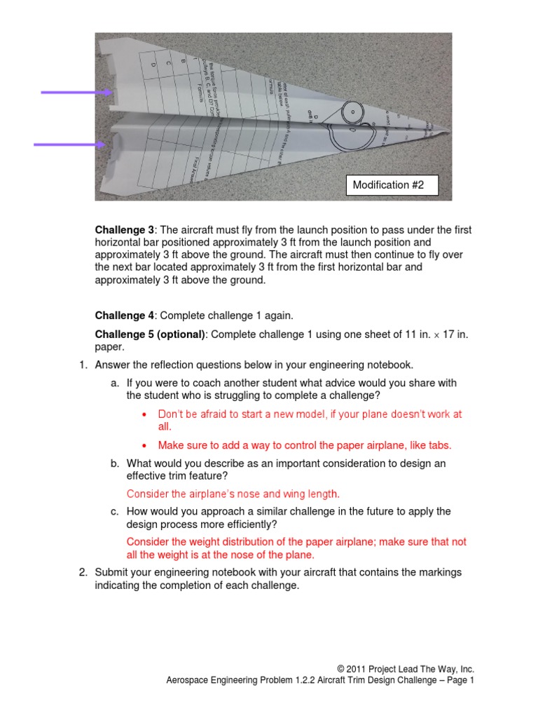 1 2 2 P Aircrafttrimdesignchallenge Part 2 | PDF