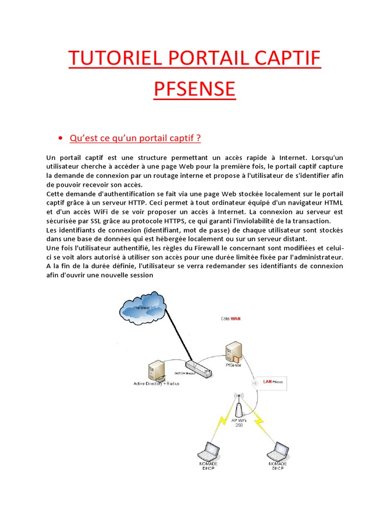 Tuto Pfsense | PDF | Internet | Internet et Web