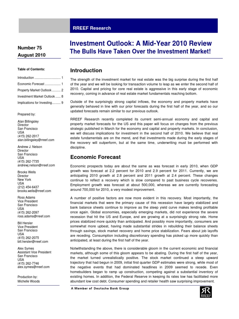 Rreef Investment Gmbh | World Finance