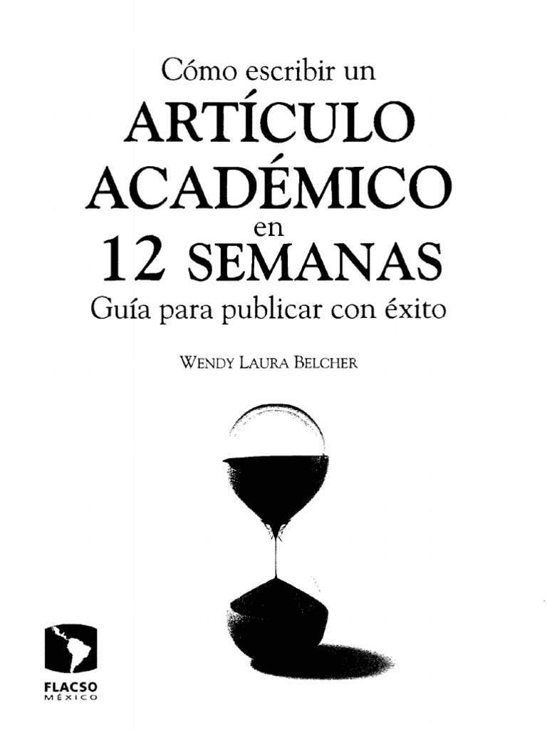 Cómo Escribir Un Artículo en 12 Semanas | PDF | Diario académico | Science