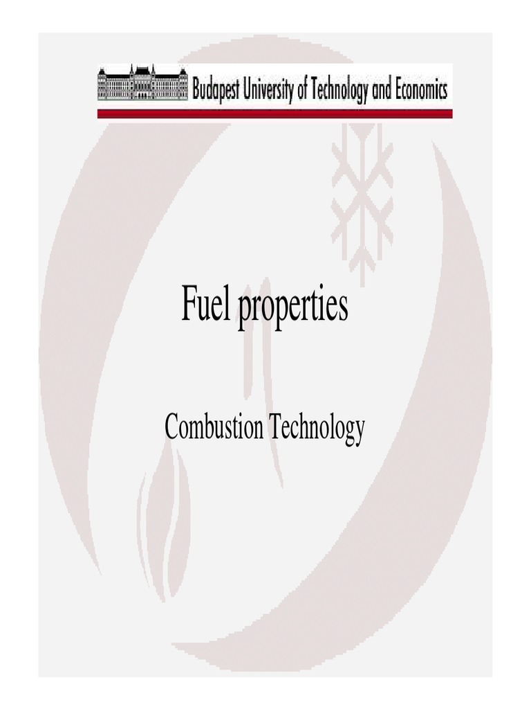 Combustion Fuelproperties | PDF | Fuels | Natural Gas