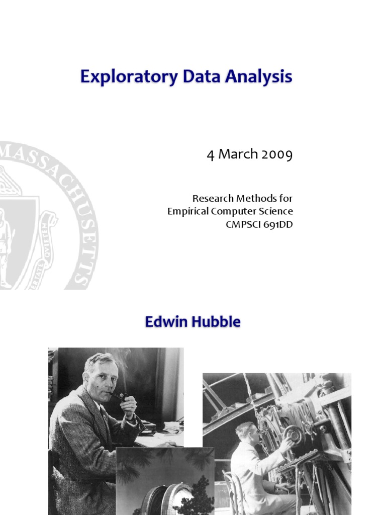 Exploratory Data Analysis: 4 March 2009 | PDF | Data Analysis | Level ...