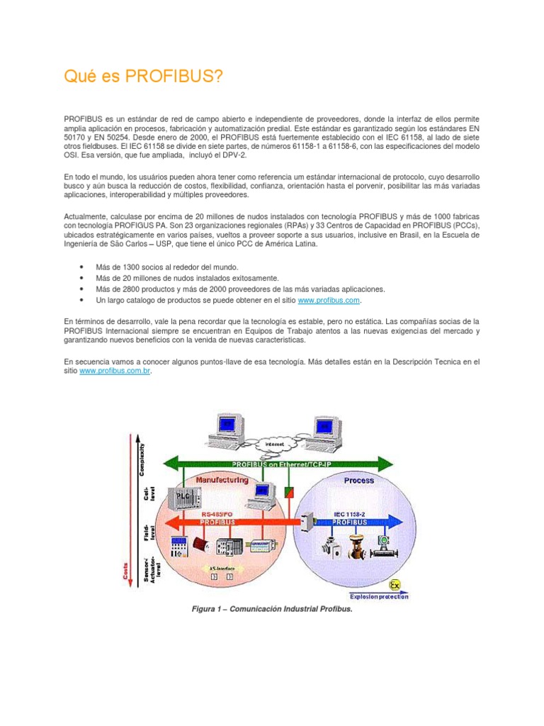 Profibus, Profinet y Ethernet | PDF | Automatización | Red de computadoras