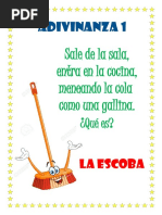 Adivinanzas de Utiles Escolares | PDF