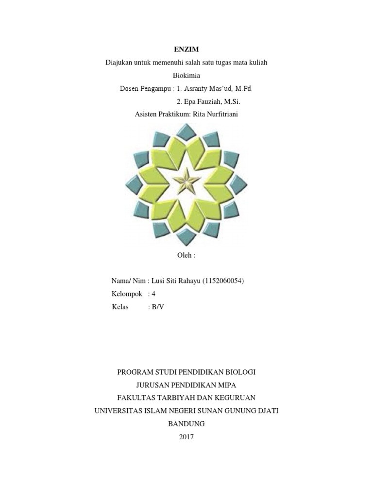 Laporan Praktikum Enzim | PDF