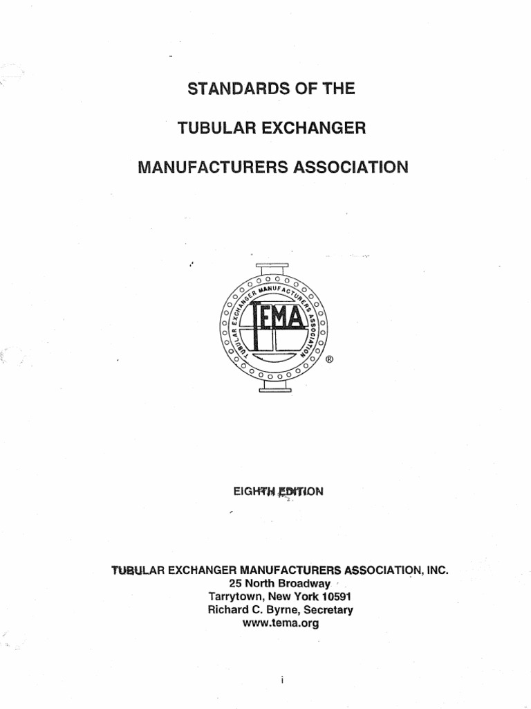 TEMA STD 8th. Edition | PDF