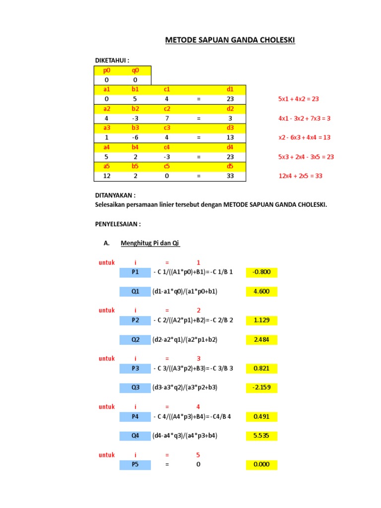 UTS Metode Sapuan Ganda | PDF