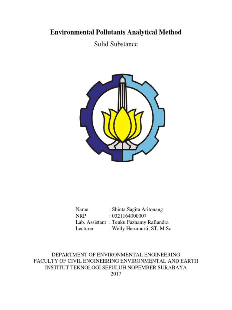 Settleable Solids Analysis in Water | PDF | Filtration | Ion