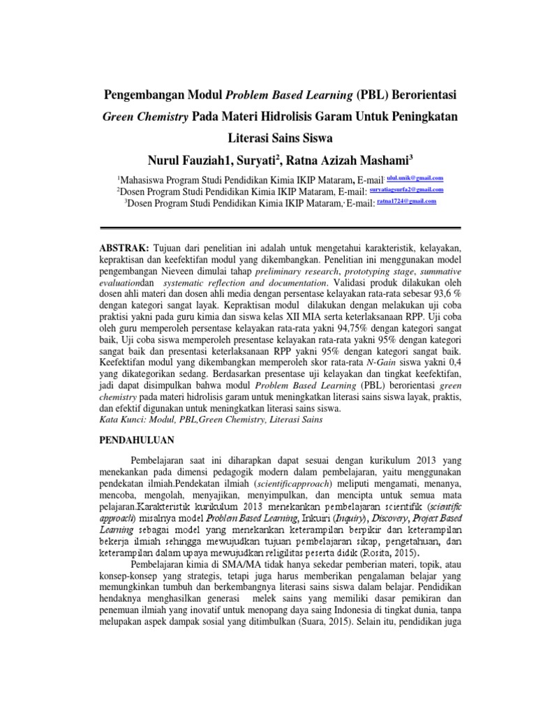 Seminar Nasional Nurul Fauziah | PDF