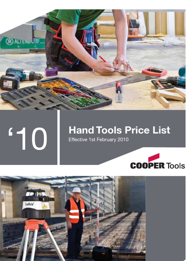 Cooper Tools Hand Tools Catalogue | PDF | Soldering | Scissors