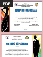 Certificate of Appreciation-Final Template - Tagalog-Edited | PDF