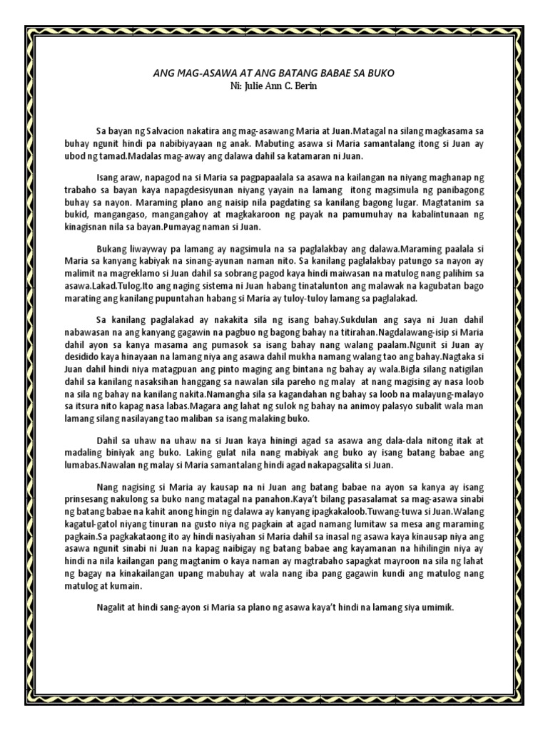 Kwentong Bayan Halimbawa Gen. Ed Notes!!! Pm Me To Avail. ♥