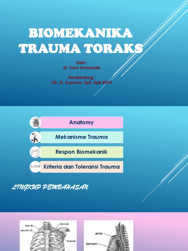Biomekanika Trauma Toraks | PDF