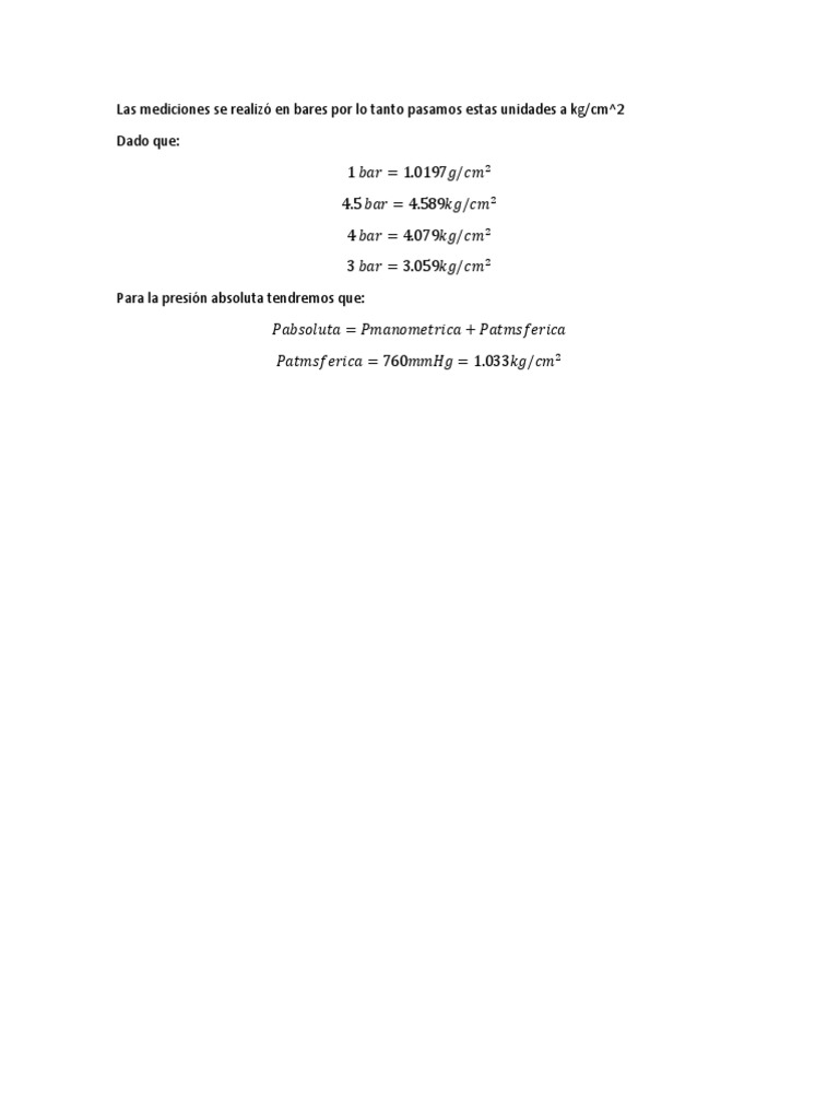 Transformacion de Unidades | PDF