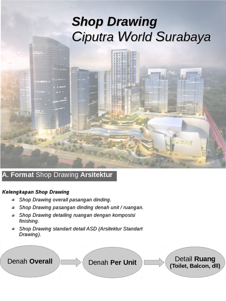 Presentasi Shop Drawing | PDF
