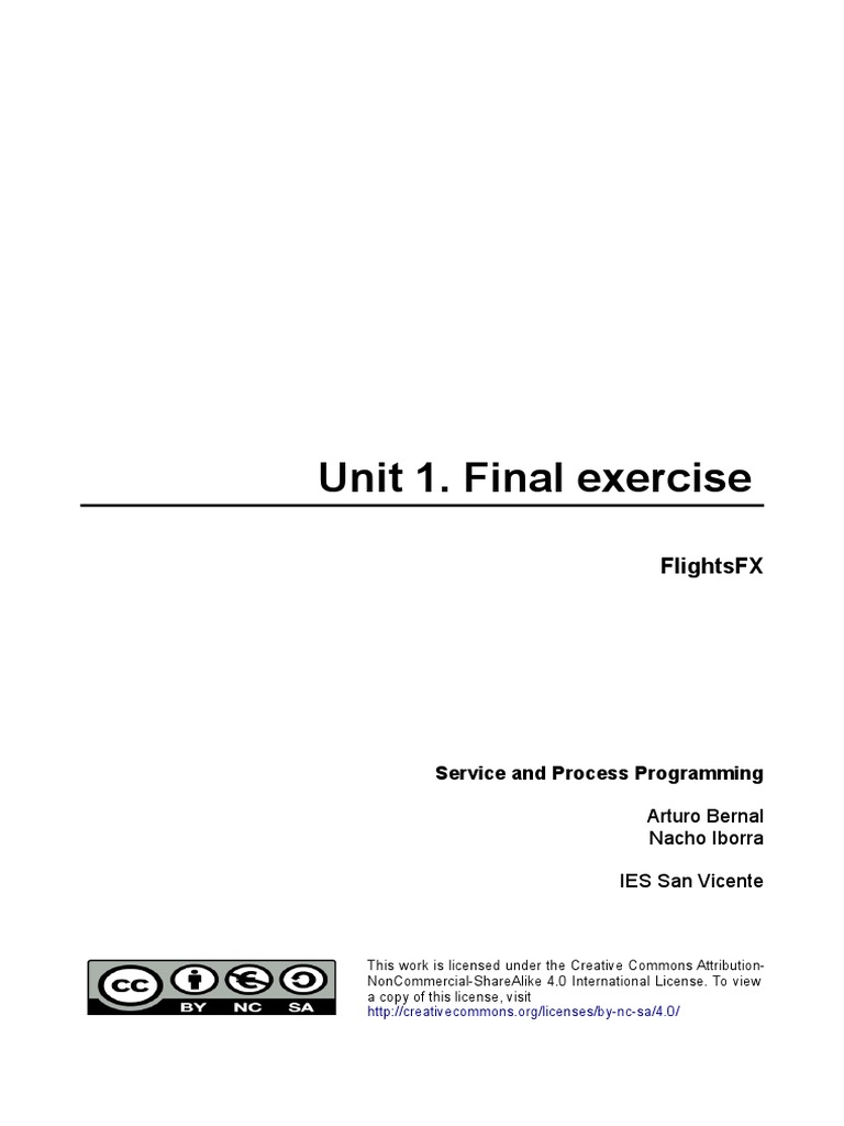 Unit 1 - Final Exercise | PDF | Constructor (Object Oriented ...