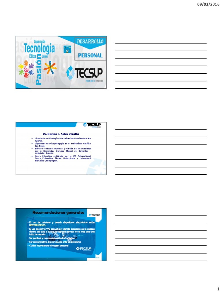 Reglamento y Perfil Egresado TECSUP | PDF | Prueba (evaluación) | Cognición