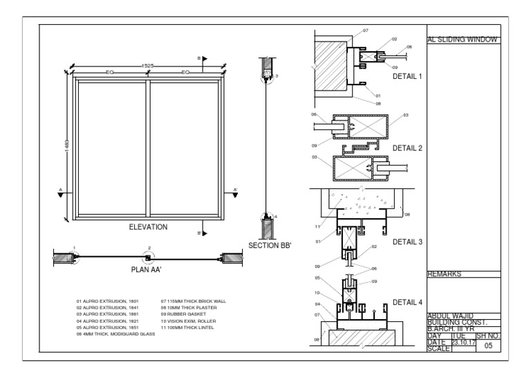Al Sliding Window | PDF | Building Materials | Building Engineering