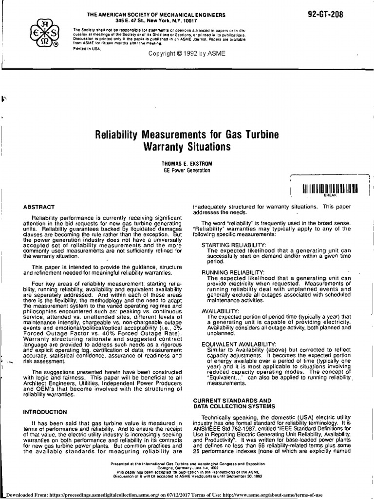 Reliability Calculations | Download Free PDF | Reliability Engineering ...