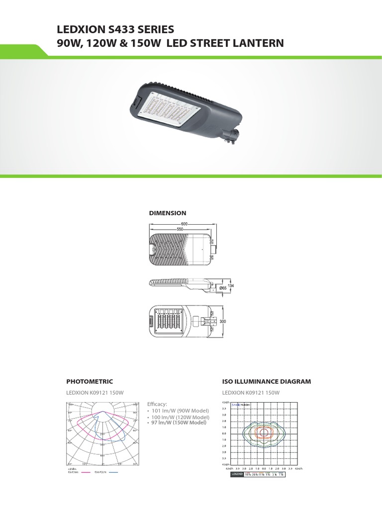 Nikkon LED SL | PDF | Light Emitting Diode | Electrical Components