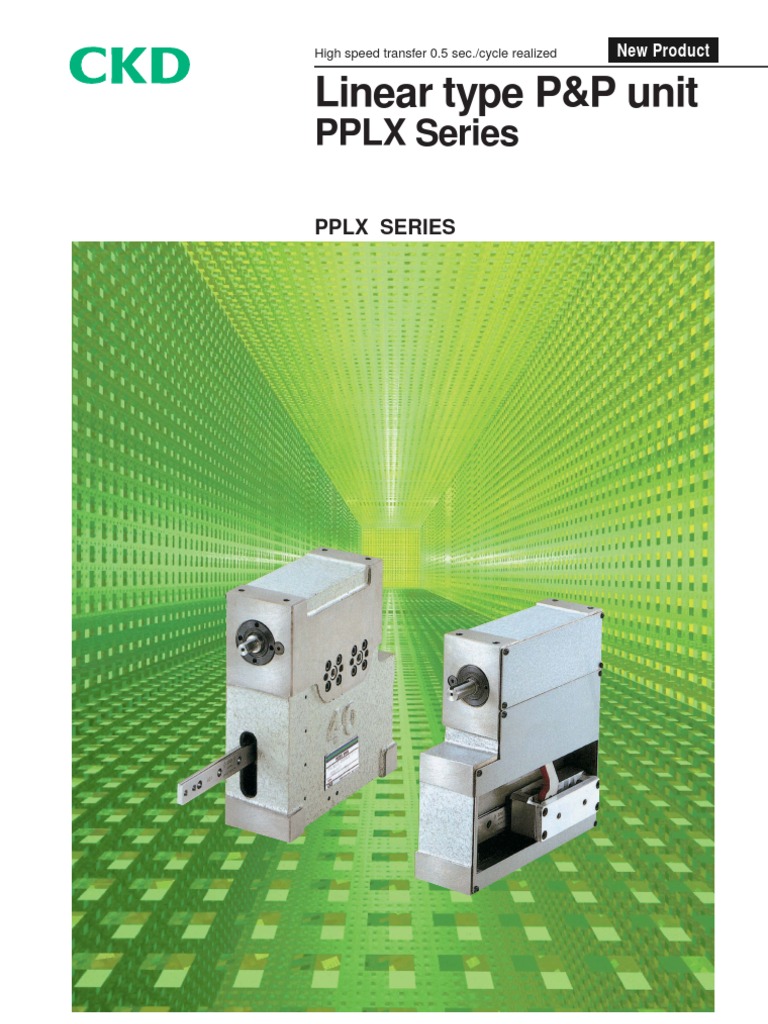 Linear Type P&P Unit: PPLX Series | PDF | Torque | Mechanical Engineering