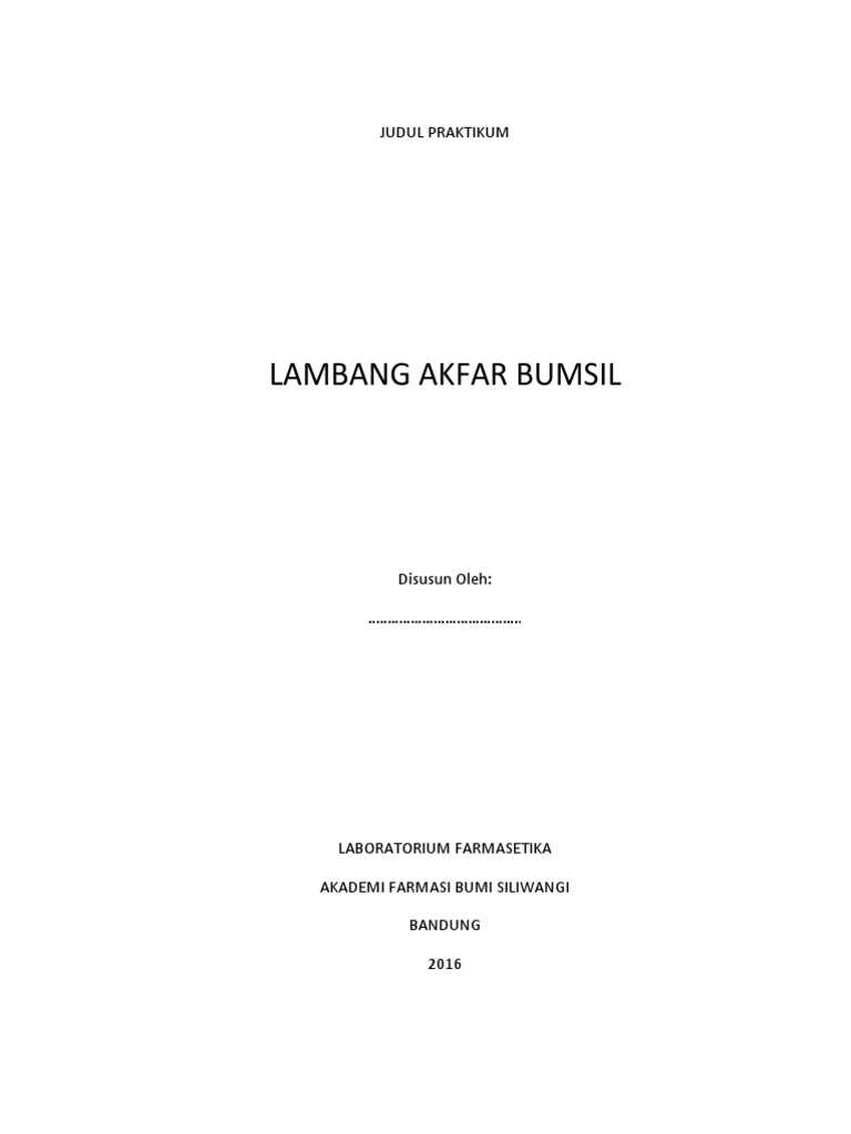 Praktikum Farma Setika Akfar Bumsil | PDF