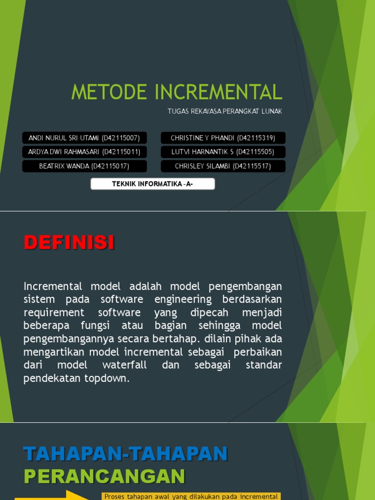 Metode Incremental | PDF