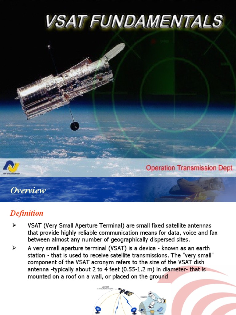 VSAT Fundamentals | PDF | Channel Access Method | Communications Satellite