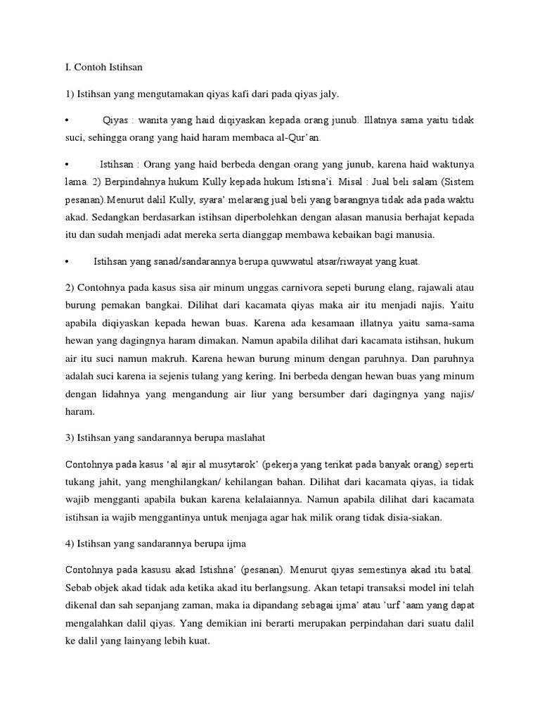 Contoh Bentuk Ijtihad | PDF